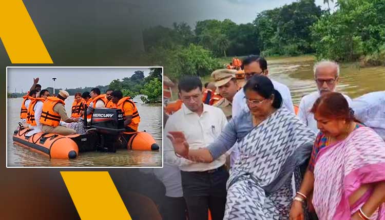 Dy CM Pravati Parida Visits Flood-Affected Baliapal, Assures Action ...